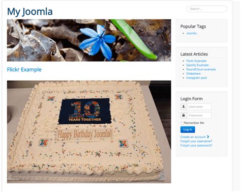 how to embed flickr photos in joomla joomlashack
