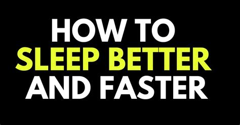 How To Sleep Better And Faster 11 Things That Worked For Me
