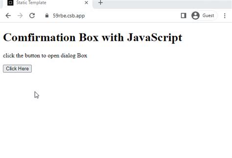 confirmation box with yes or no button in javascript