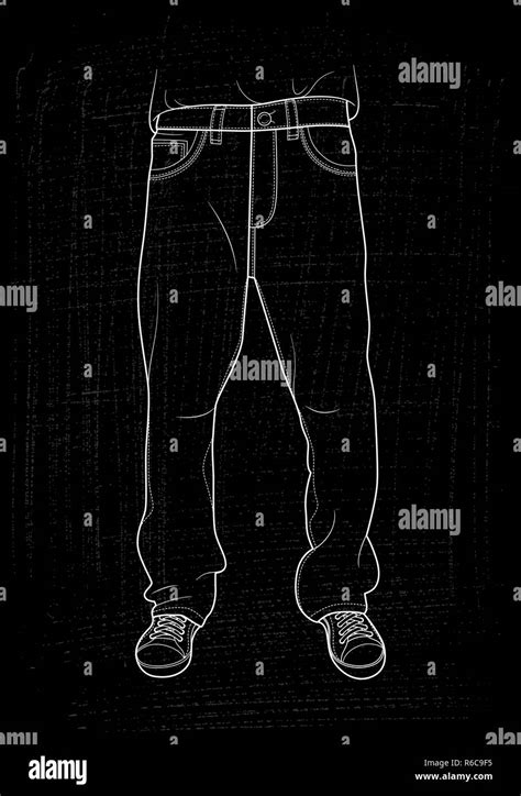 Hand Drawn Jeans Stock Vector Image And Art Alamy