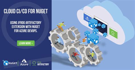 nuget package management in azure devops build pipelines jfrog