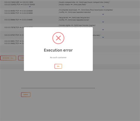 docker containers won t start network type custom br0