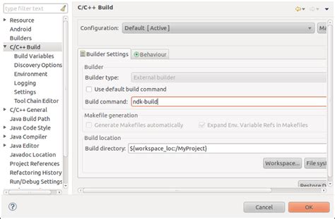 creating compiling and deploying native projects from the android ndk