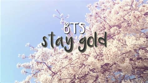 Bts 방탄소년단 Stay Gold Easy Lyrics Youtube