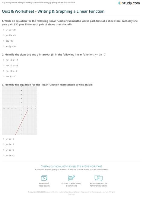 16 Linear Functions Worksheet New Worksheet Idea