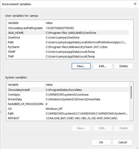 how to setup system environment variables in windows geekflare