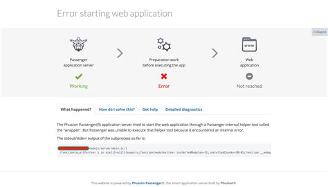 [solved] angular universal deployed to phusion passenger node server