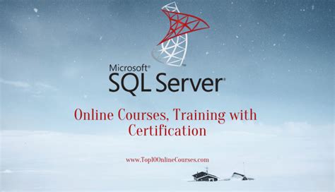 best microsoft sql online courses training with certification 2022