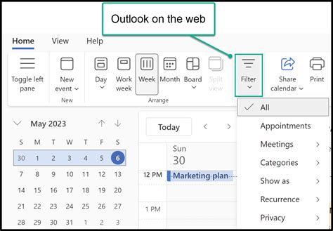 Outlook On The Web 3 Calendar Features The Desktop Version Doesnt