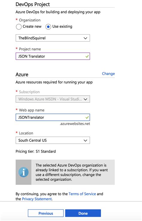 azure devops part 1 creating the project the blind squirrel