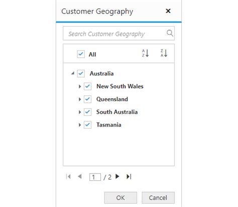asp web forms pivot and olap browser syncfusion