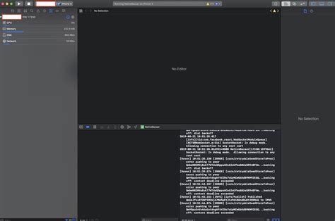 ios debugging how to profile react native memory usage stack overflow