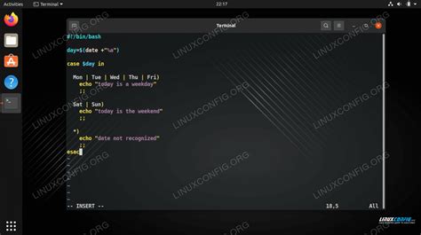 bash script case statement examples linux tutorials learn linux