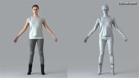 3d human character model free download