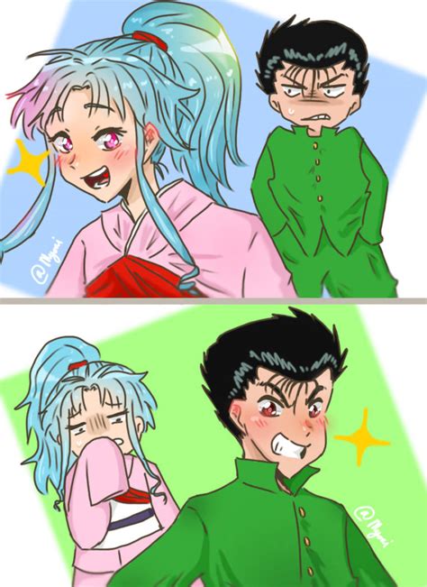 Botan And Yusuke By Myoni52 On Deviantart
