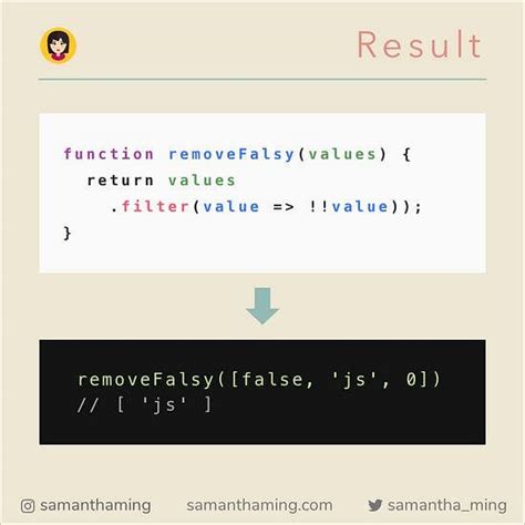 how to remove all falsy values from an array in javascript
