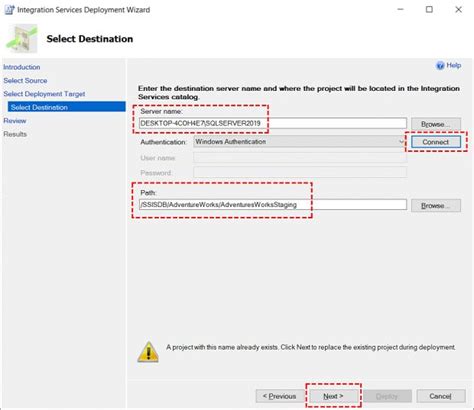 deploy ssis packages and ispac file using sql server ssms