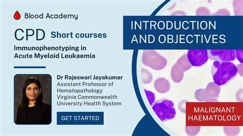 Cpd Short Course Immunophenotyping In Acute Myeloid Leukaemia Youtube