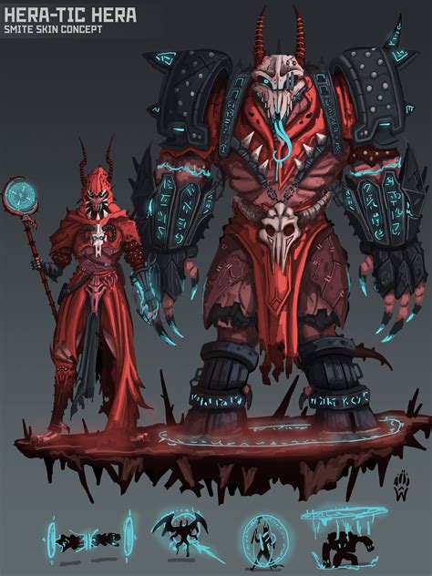 Hera Tic Hera Skin Concept R Smite
