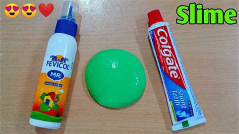 How To Make Slime With Fevicol And Colgate Toothpaste At Home L How To
