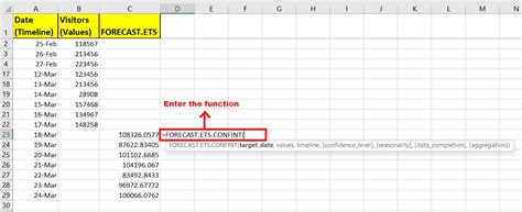 excel forecast ets confint function easy excel tips excel tutorial