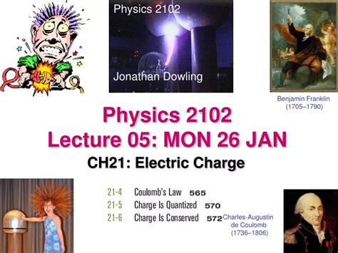 Ppt Physics 2102 Lecture 05 Mon 26 Jan Powerpoint Presentation