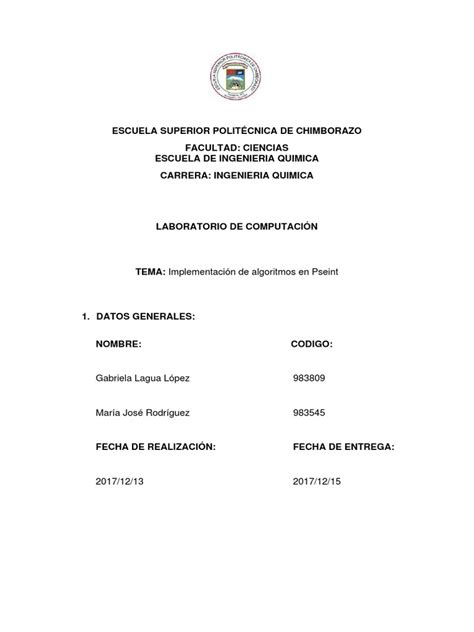 informe 6 implementacion de algoritmos en pseint
