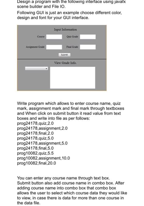 solved design a program with the following interface usin
