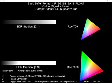 detect and enable hdr with microsoft directx 11 and directx 12