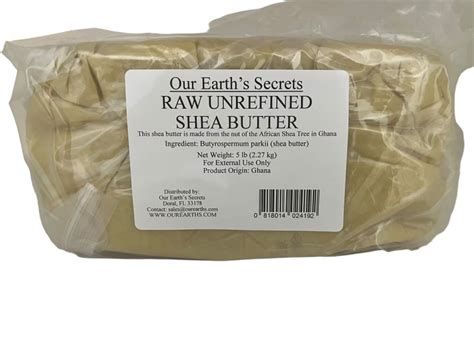 Our Earths Secrets Ivory Raw Unrefined Shea Butter Grade A