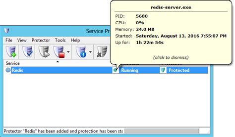 how to keep the redis windows service running even if it stops