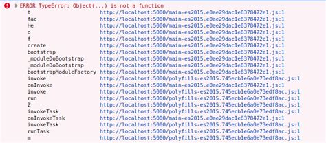 core angular 11 error typeerror object is not a function