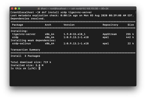 how to connect centos 8 from windows 10 using rdp manjaro dot site