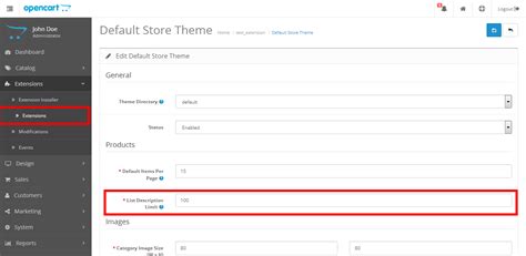php increase character length of product description on