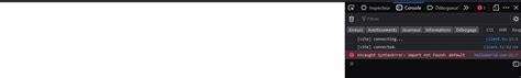 import error in the browser and blank page in some templates · issue