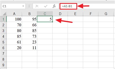 how to subtract in excel all things how