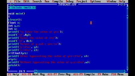 typecasting in c wideskills