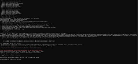 build failed in boost regex x64 windows with space in the path · issue
