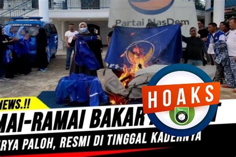[hoaks] Kader Nasdem Se Indonesia Mengundurkan Diri
