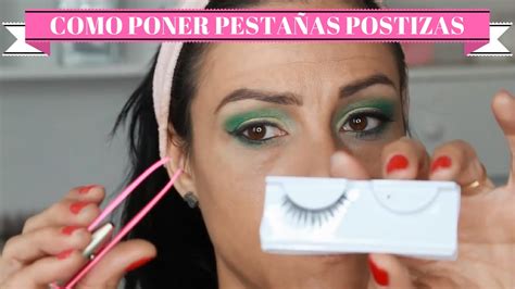 Como Poner Pestañas Postizas 🌸 Youtube