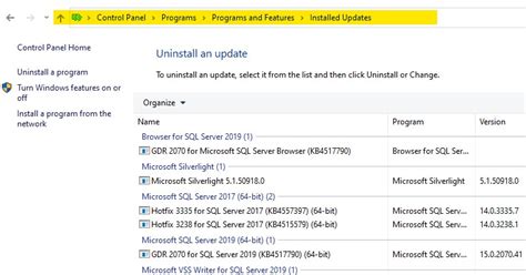 how to rollback patch on sql server 2016 microsoft qanda