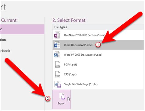 How To Export Your Onenote 2016 Notes To Different File Formats