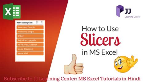 How To Use Slicer In Excel Without Pivot Table Basics Of Excel Jj