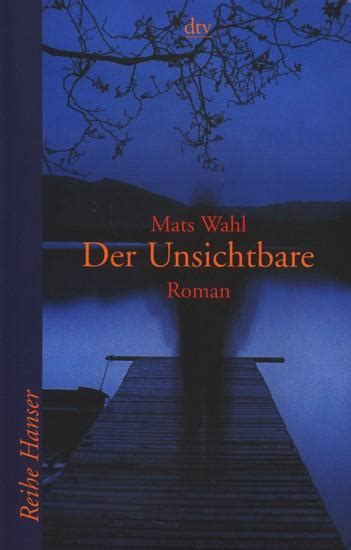 Der Unsichtbare Von Mats Wahl Zvab