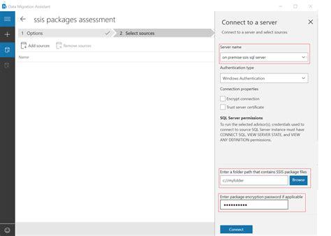 create an ssis migration assessment with the data migration assistant