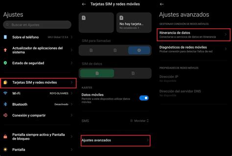 Cómo Activar La Itinerancia De Datos En Un Móvil Xiaomi