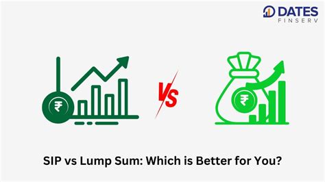 Sip Vs Lump Sum Which Is Better For You Dates Finserv
