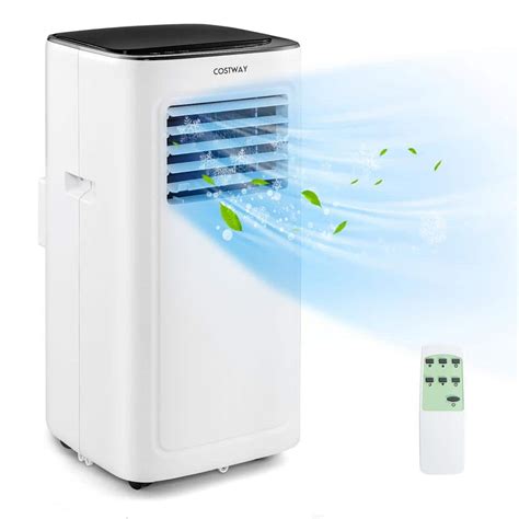 Costway 6 000 Btu Portable Air Conditioner Cools 280 Sq Ft With