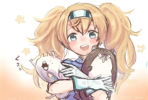 艦これ「 ギャンビアベーイ 浮き輪さんとボクカワウソといっしょ 艦これ版深夜の真剣お」 Wss Sのイラスト